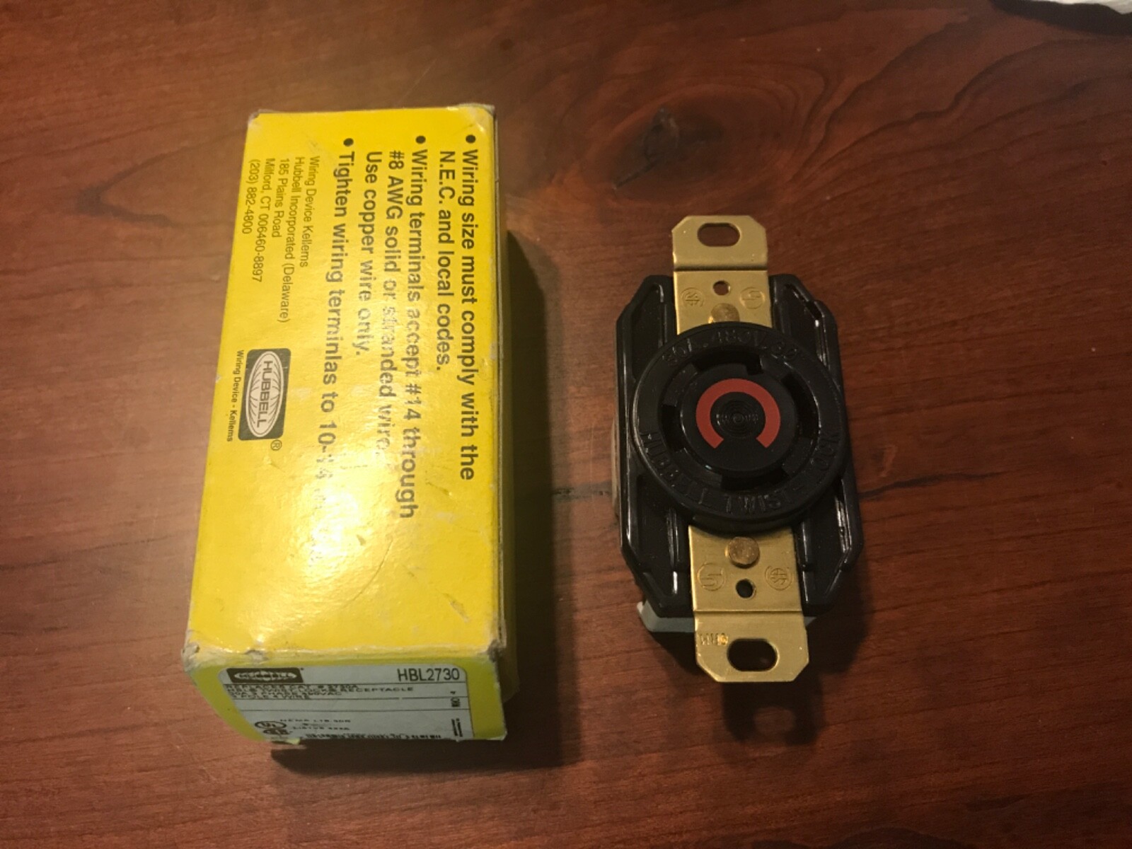 Hubbell Twist Lock Receptacle - HBL2730 for sale online | eBay