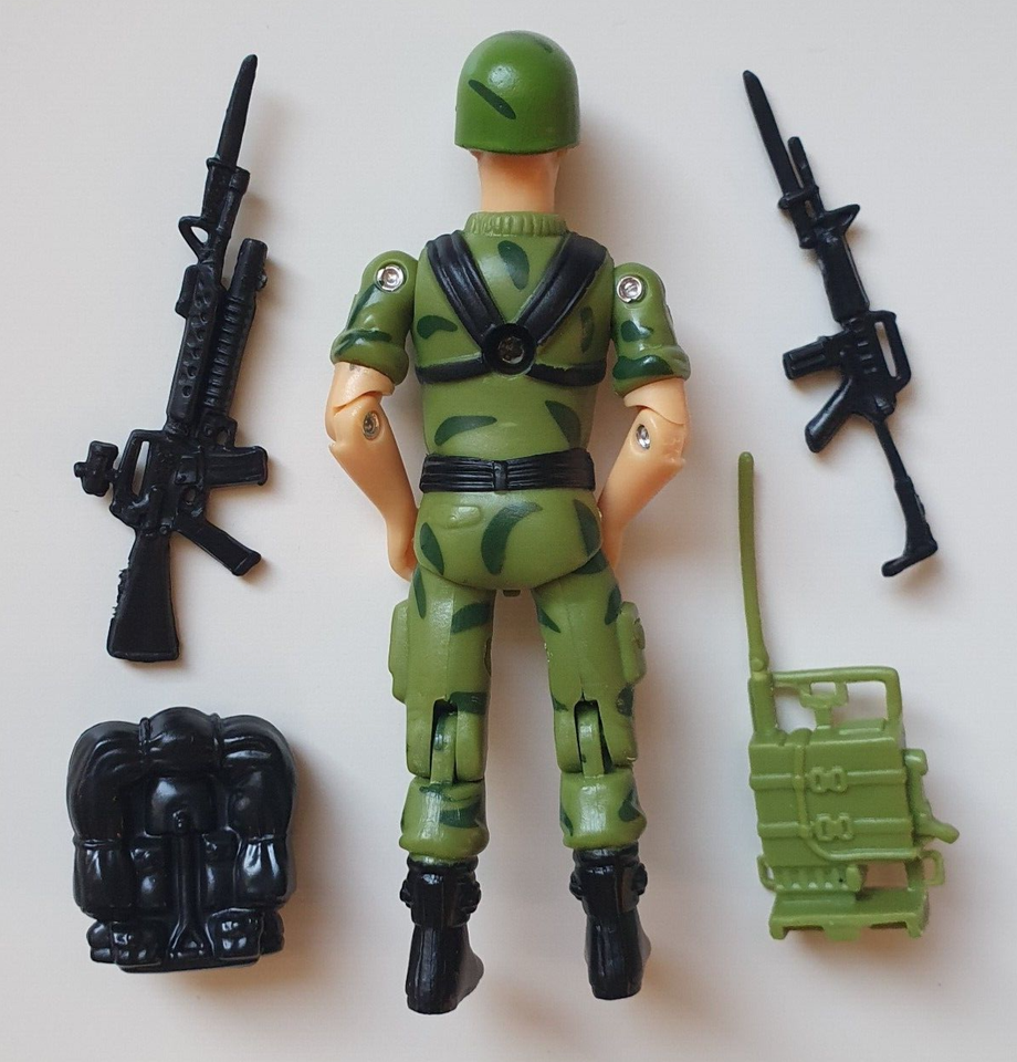 REPRO GI JOE CUSTOM VINTAGE STYLE ACTION MARINE TROOPER Figure Army ...
