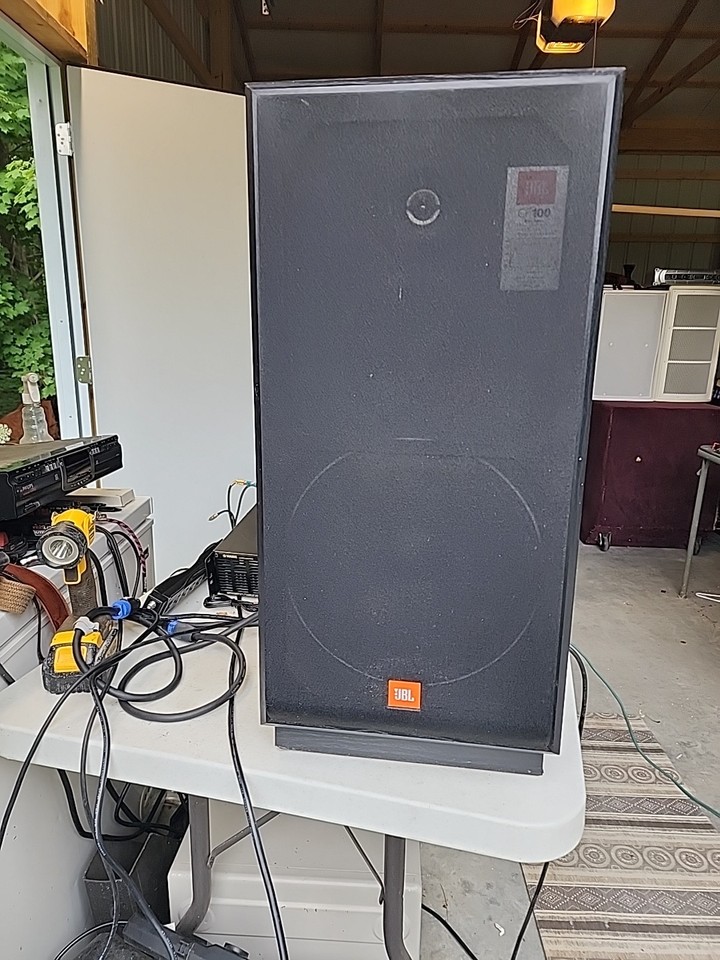 Vintage Pair JBL-CF100 Floor Standing Speakers Work And Sound Awesome Pick Up | eBay