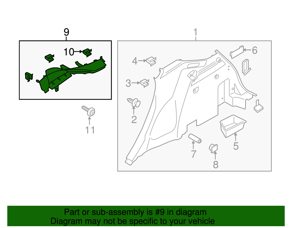 Genuine Ford Upper Trim EJ7Z-7831012-BM | eBay