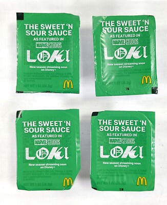MARVEL LOKI McDonald's SWEET and SOUR SAUCE Packets | eBay