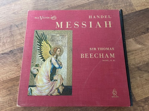 Handel MESSIAH Sir Thomas Beecham RCA Soria 4LP box vinyl w/ booklet ...