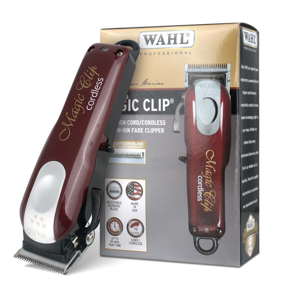 New Wahl Professional 8148 5-Star Series Cordless Magic Clip Cord ...