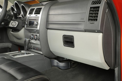 Carbon Fiber Co-Pilot Storage Box Switch Panel Cover Trim For Dodge ...