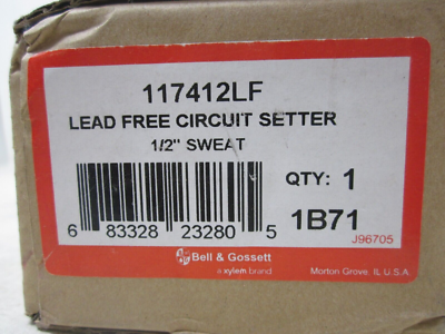 BELL & GOSSETT 117412LF CIRCUIT SETTER 1/2" | eBay