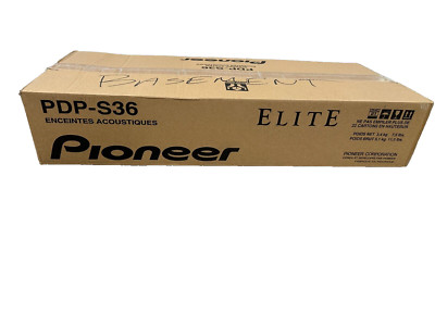 PAIR Pioneer ELITE PDP-S36 Speakers System W/ Pro-1130HP & Pro 28” OPEN ...