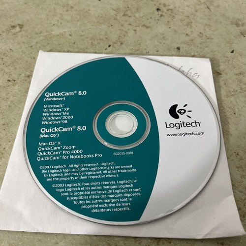 CD - Logitech QuickCam 8.0 for Windows-Mac OS | eBay