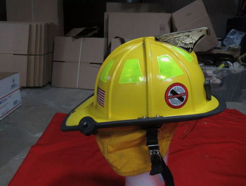 Cairns 1044 C-Trd Fire Helmet YELLOW Defender FLIP DOWN SHIELD ...