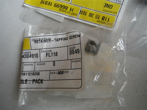 2010-2017 HYUNDAI ACCENT BUMPER COVER FASTENER RETAINER NUT OEM 86699 ...