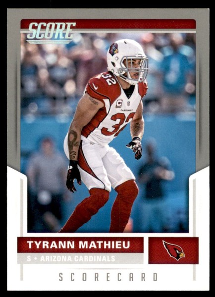 2017 Score - Scorecard #62 Tyrann Mathieu for sale online | eBay