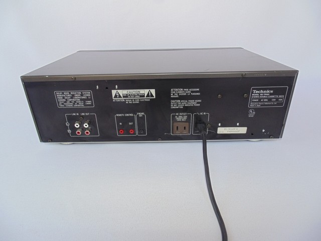 Technics Rs-tr165 Stereo Home Dual Cassette Deck Double Tape Player for ...