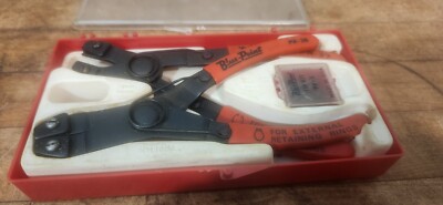 Blue Point PR-36 Retaining Ring Plier Kit Internal/External W/Tips PR ...