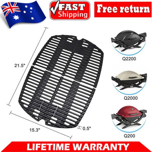 BBQ HALF GRILL PLATE for Weber Q (200/2000 Series) - Set of 2 AU Post ...
