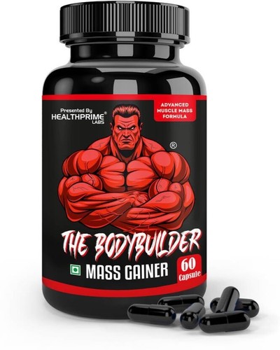 HEALTHPRIME LABS The Bodybuilder Mass Gainer for Muscle Building | 60 ...