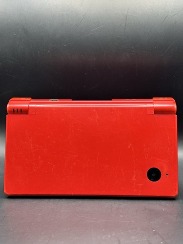 Nintendo DSI Red Handheld System Tested Working No Charger No Stylus ...