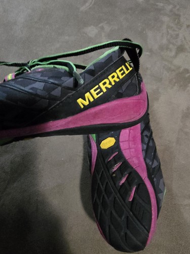 Merrell Women's Lithe Glove Minimal Black Vibram Barefoot Running Shoes ...