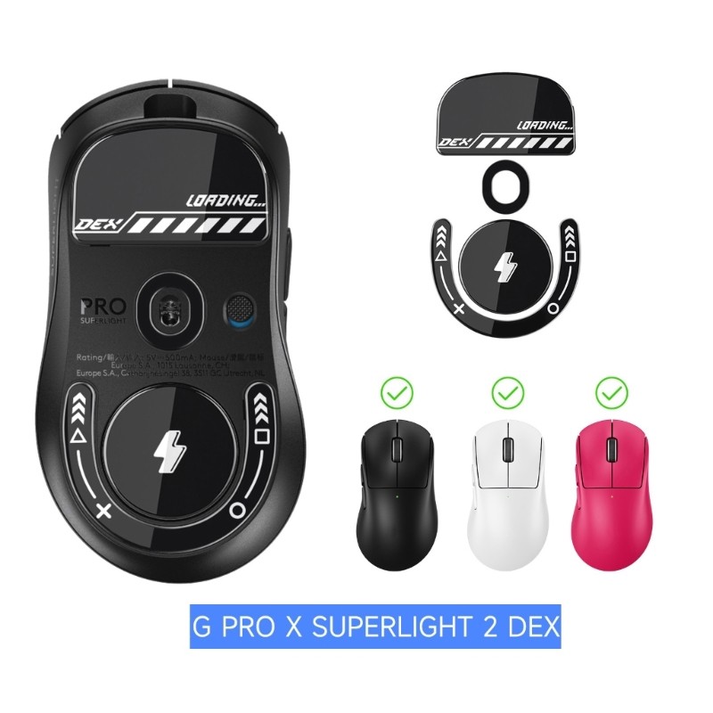 Glass Mouse Skates Mouse Feet Sticker For GPW4 GPROX SUPERLIGHT 2 DEX ...