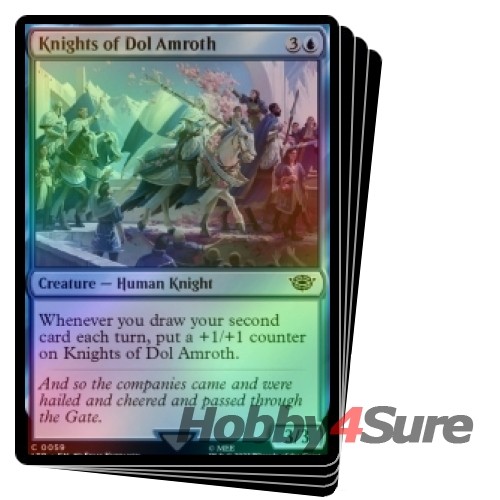 Foil Knights Of Dol Amroth X4 M/NM Magic MTG The Lord Of The Rings | eBay