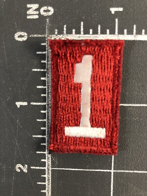 Boy Scouts of America BSA Red White Patch Troop Number # 1 Shoulder ...