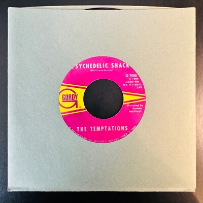 THE TEMPTATIONS - PSYCHEDELIC SHACK 1969 R&B Soul Motown 45rpm | eBay