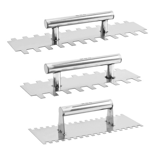 Finishing Trowel Comb Trowel Steel Handheld Plastering Trowel for Wall ...