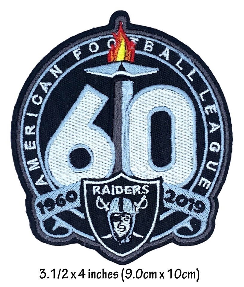Raiders Football Logo Embroidery Patches ,iron ,sew *TH- USA BY USPS ...