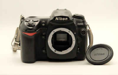 Nikon D200 10.2 MP Digital SLR Camera - Black (Body) shutter count 57K ...