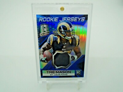 2014 PANINI SPECTRA #RJ-TM TRE MASON ROOKIE JERSEY PATCH BLUE /49 | eBay