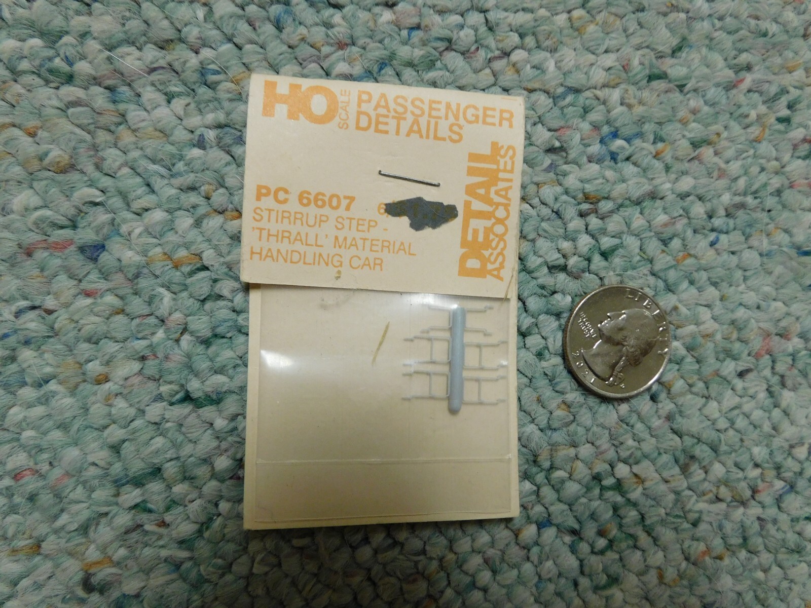 Detail Associates HO Passenger #6607 Stirrup Step thrall material ...