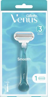 Gillette Venus Smooth Women's Razor - Blue+razor Guaranteed silky ...