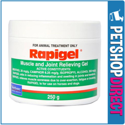 Virbac Rapigel Muscle & Joint Relieving Gel 250g | eBay Australia
