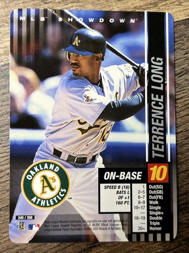MLB Showdown 2002 - Terrence Long 245/356 | eBay