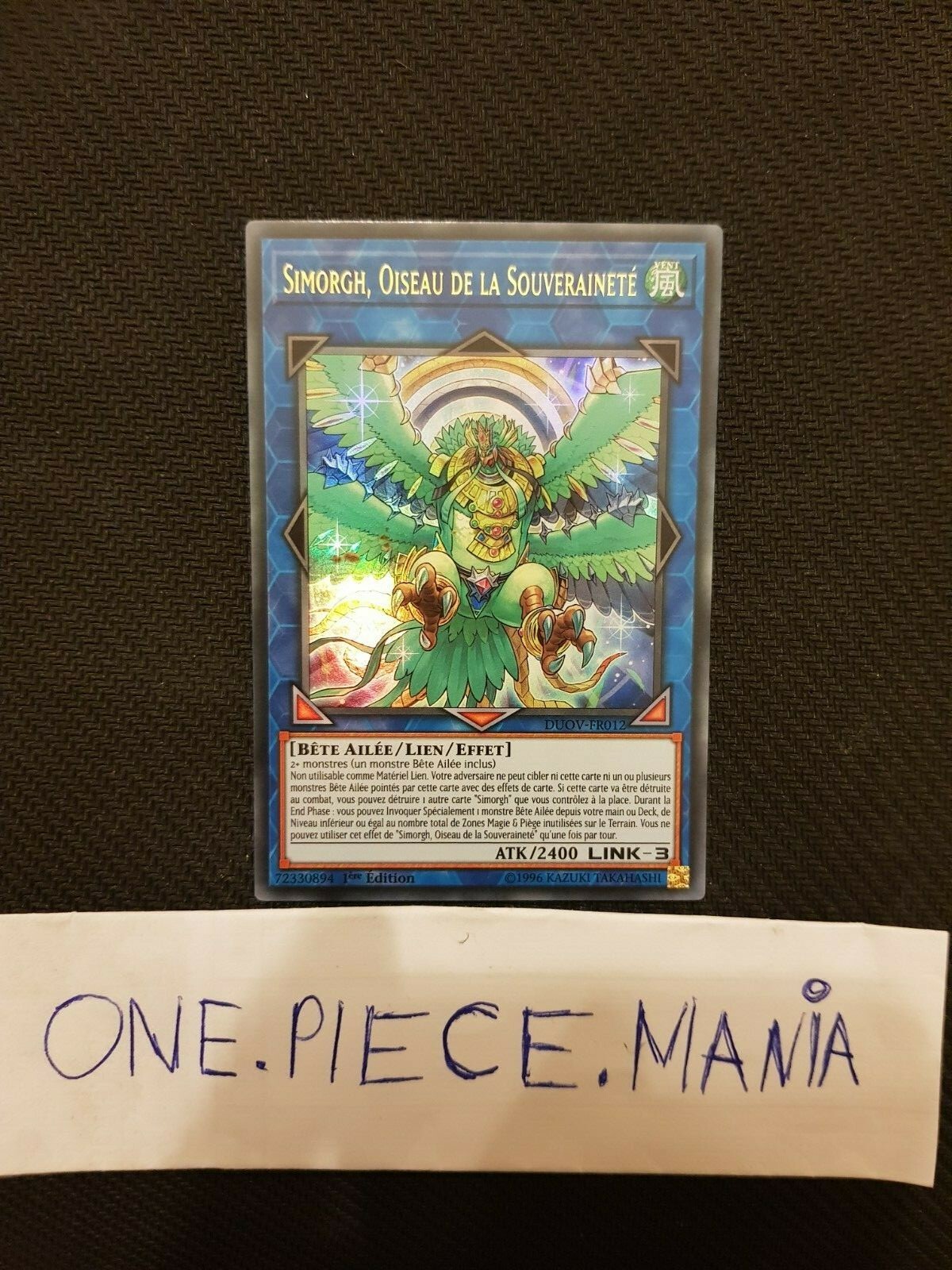Yu-Gi-Oh! Simorgh, Oiseau de la Souveraineté DUOV-FR012 1st | eBay