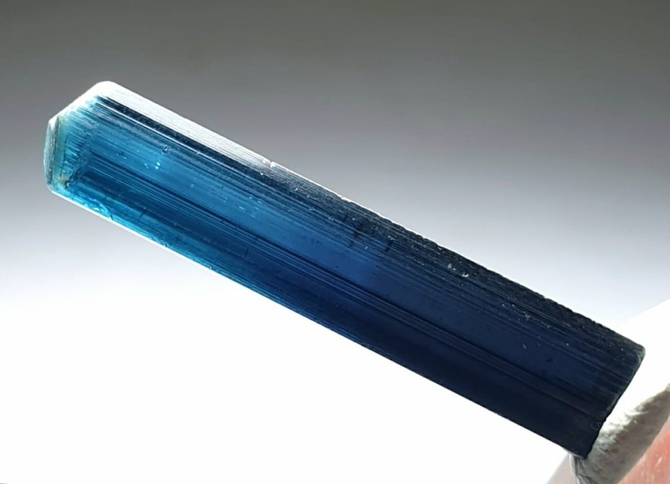 Perfect gem quality indicolite color tourmaline Clean Crystal | eBay