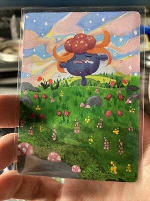 Hand Painted Pokémon Card Gloom 1 Of 1 Original Art Piece Custom | eBay