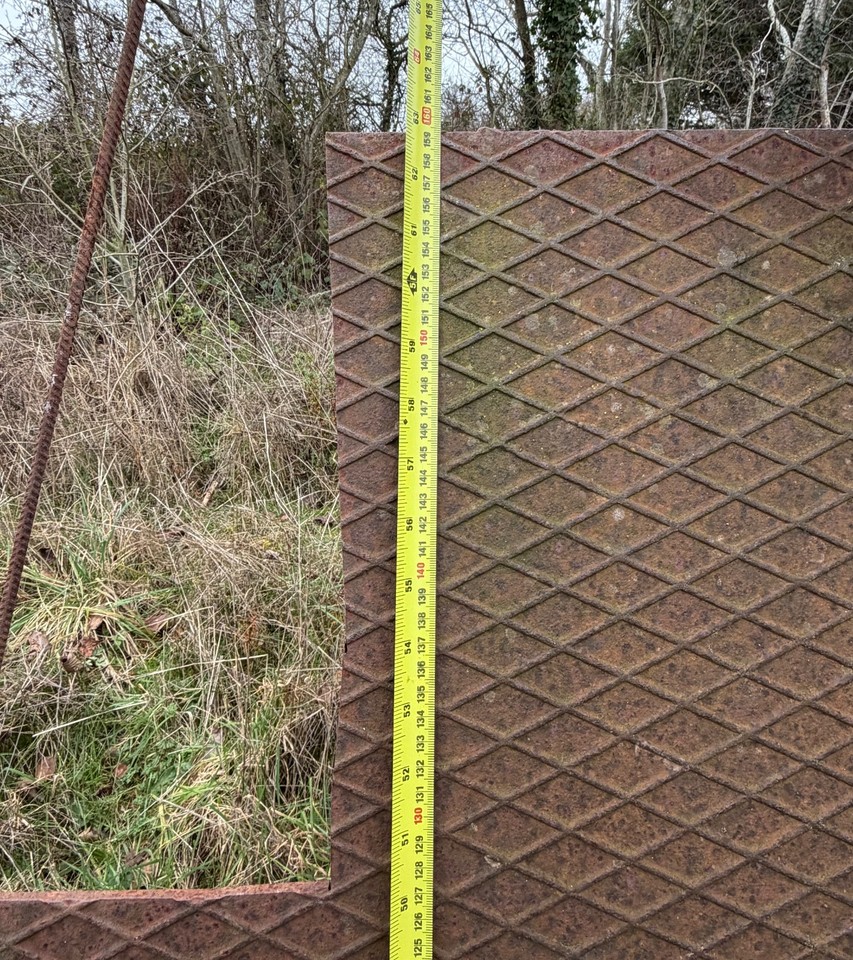 Checker Steel Plate, Rhombic Pattern, 6mm Thick | eBay UK