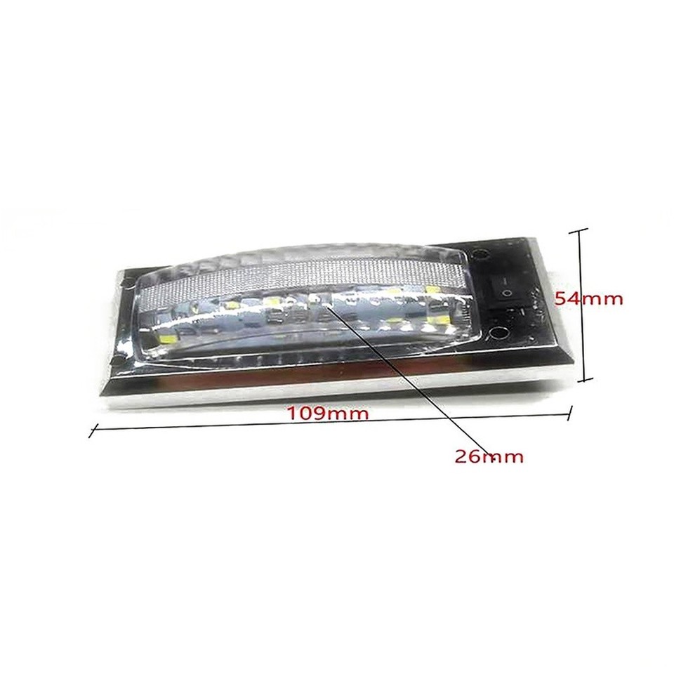 Interior Dome Lamp LED Roof Light ABS Construction Low Power ...