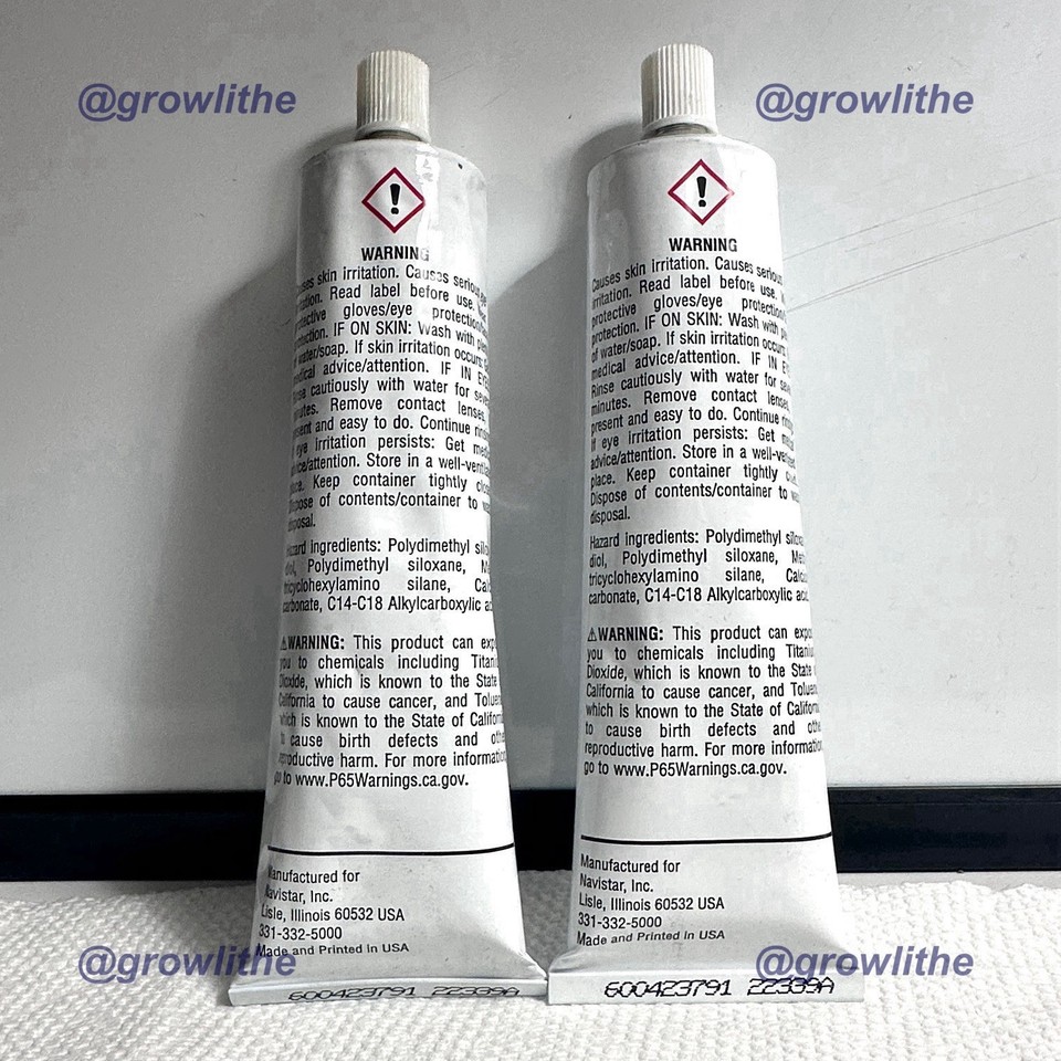 RTV Silicone Rubber T-442 NAVISTAR INTERNATIONAL 1830858C1 -4.7FZ X 2 ...