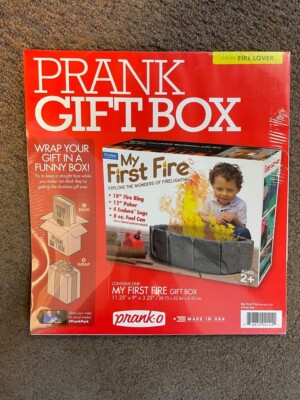 PRANK-O FUNNY JOKE PRANK GAG GIFT GIFT BOX 11.25"x9"x3.25" - MY FIRST ...