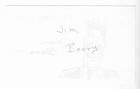 Jim Berry AUTOGRAPHED Ronald Reagan SIGNED SKETCH CARD Cartoonist Berry ...