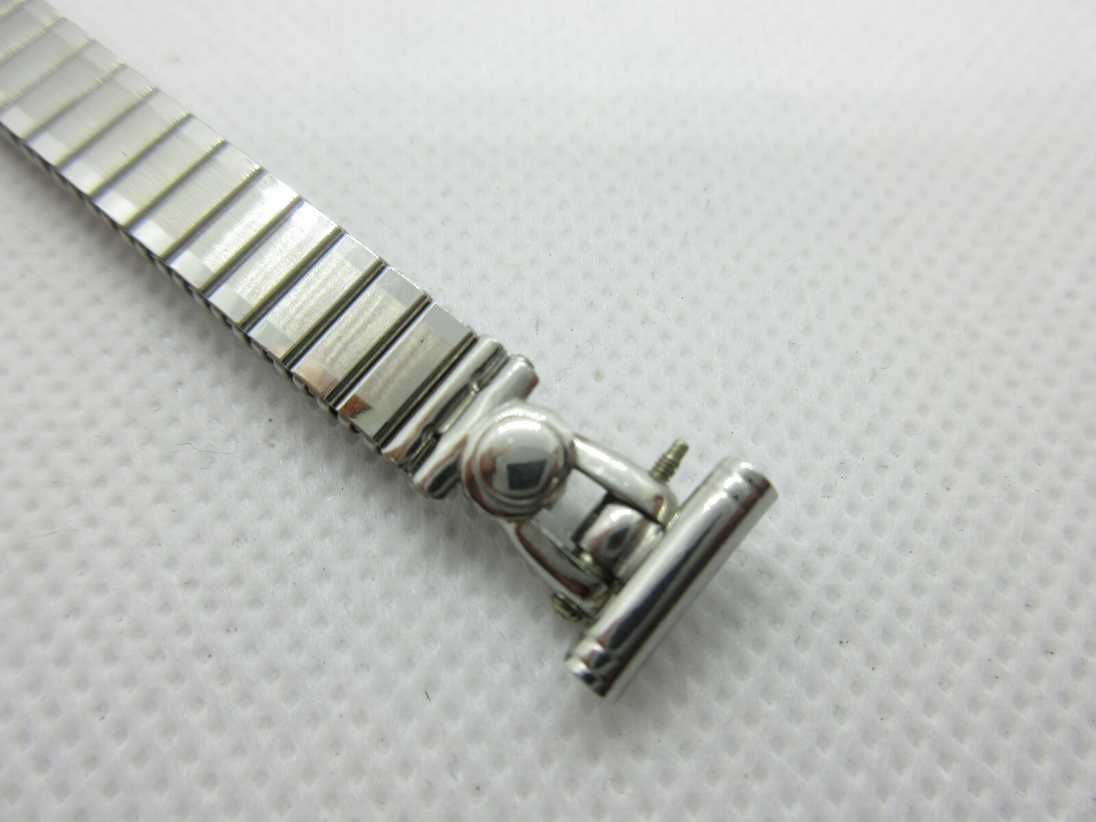 ROWI FIXOFLEX EXPANDING SILVER TONE STAINLESS STEEL 12mm WATCH STRAP ...