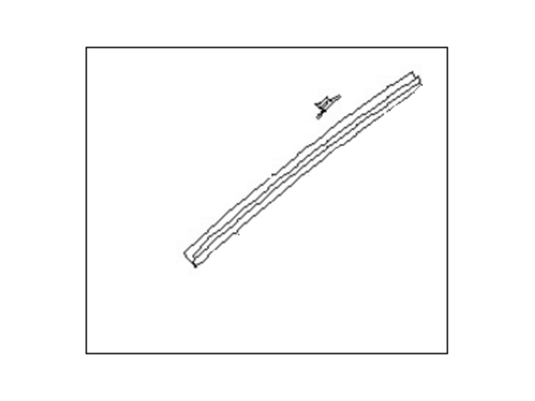 NISSAN Genuine OEM 300ZX Z32 90-96 T-Top Front Windshield Side Molding ...