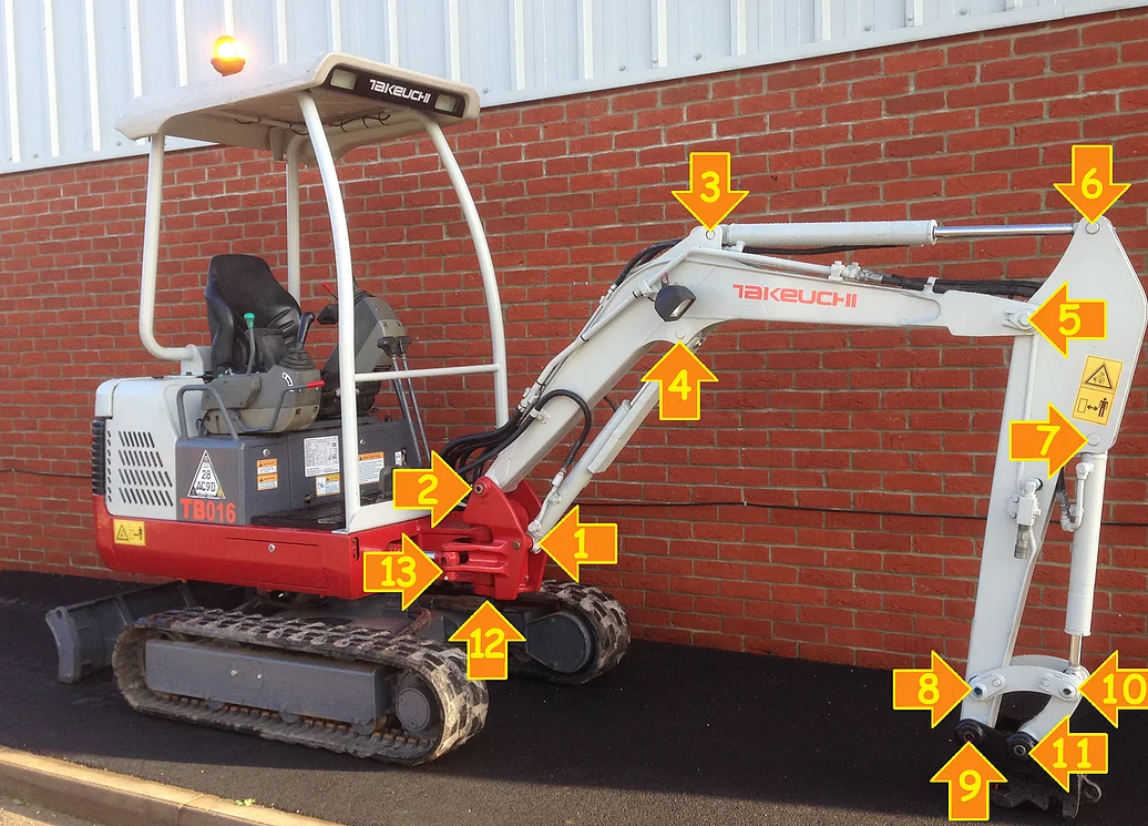 Digging / H link / Bucket Link Fit Takeuchi TB014 TB015 TB016 TB216 ...