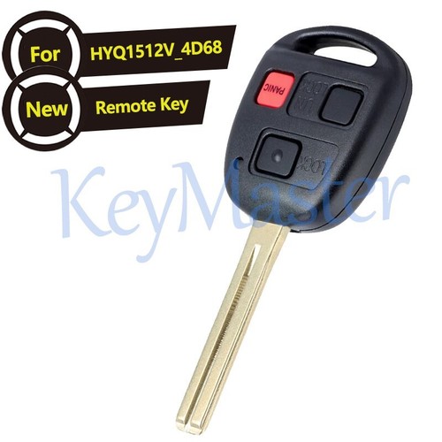 Remote Head Car Key for 2003-2009 Lexus GX470 LX470 Fob FCC# HYQ1512V ...