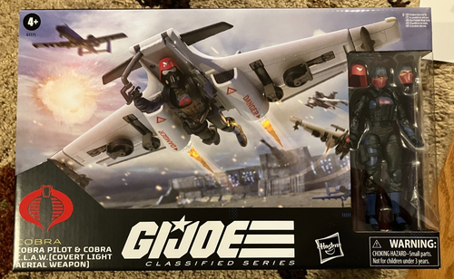 GI Joe Classified Series #152 COBRA PILOT & Cobra C.L.A.W. new Sealed ...