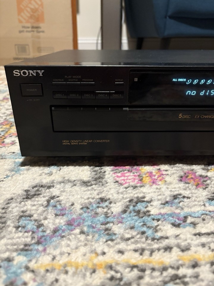 Sony 5-Disc CD Changer Model CDP-C345 – Excellent Condition - Tested ...