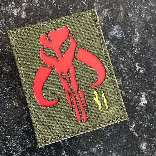 Mandalorian Laser Cut Patch. | eBay