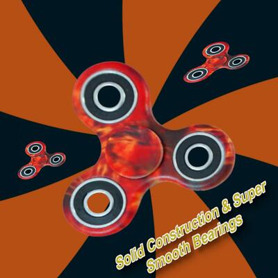 Stainless Steel Fidget Spinner Fire Red Camo Perfect Hand Spinner For a ...