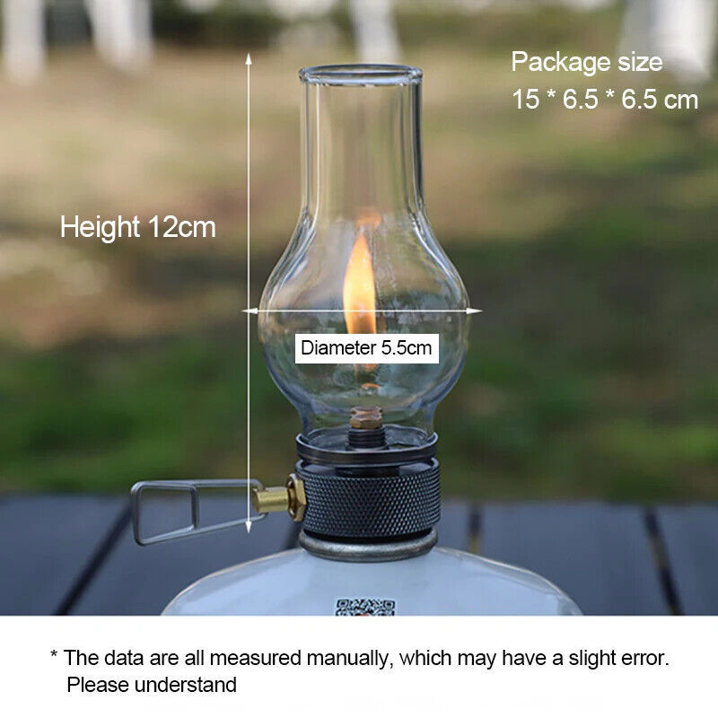 Portable Camping Gas Candle Lamp Light Compact Butane Gas Light Use for ...
