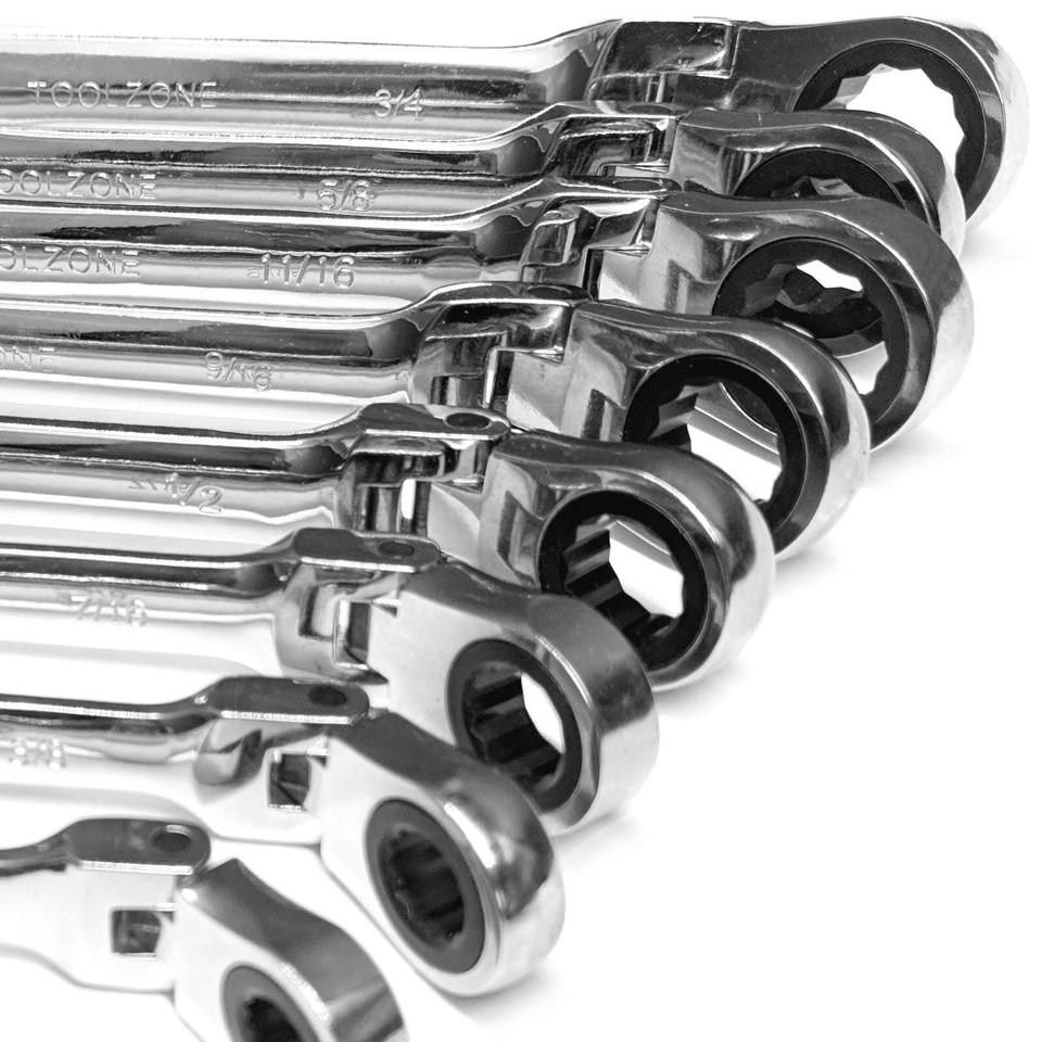 Flexible Ratchet Spanner Combination Set AF Imperial Flexi Ratchet ...